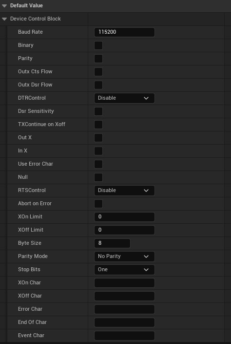 串口通信 v0.1 · UE Plugin Documentation